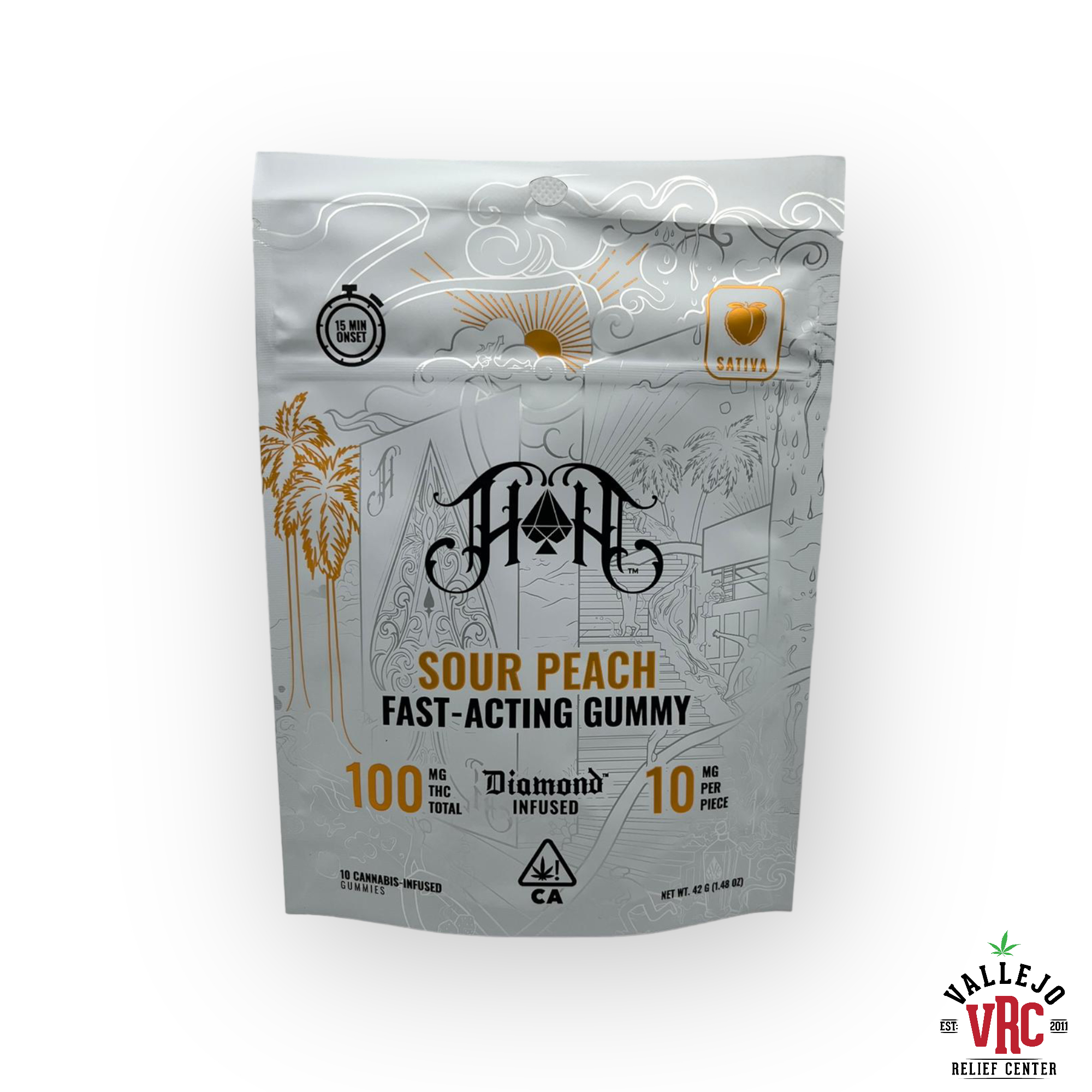 HEAVY HITTERS - SOUR PEACH GUMMY