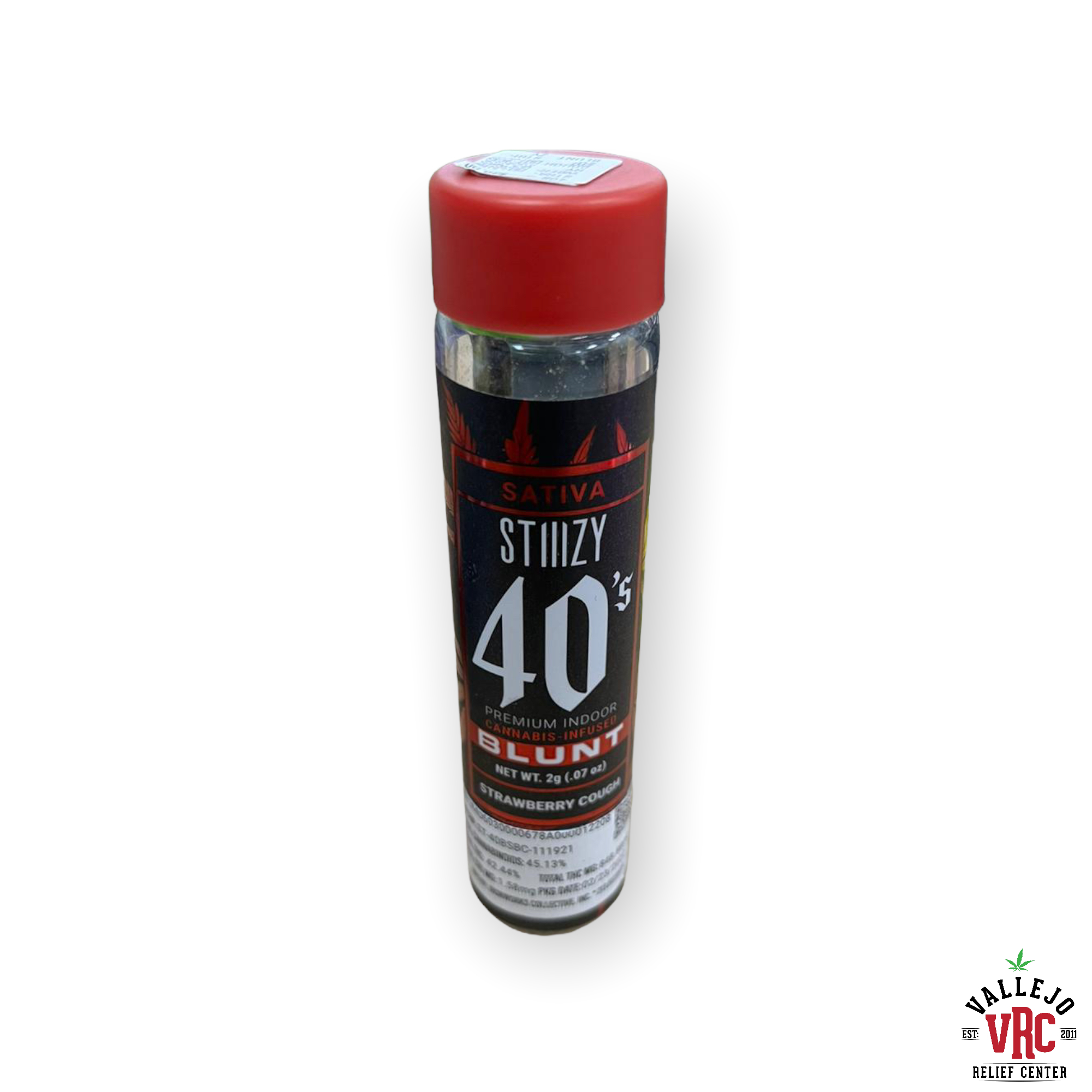 STIIIZY - 40S - Strawberry Cough 2G Blunt